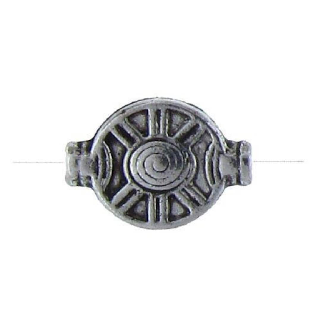 Pewter Oxidized, 10.5mm Width by 1.5mm Length by 4.0mm Thickness, Fancy ...
