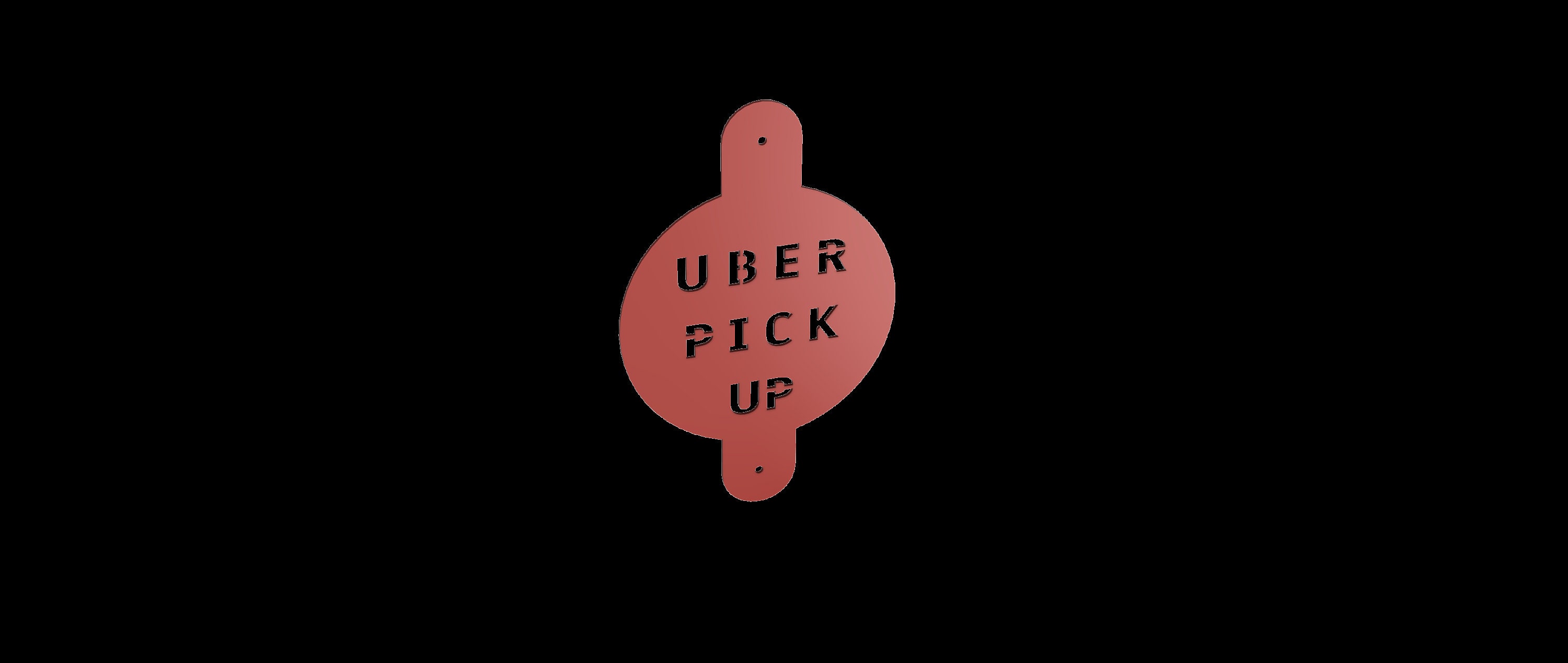 Uber Window Badge Cling SVG DXF File - Etsy