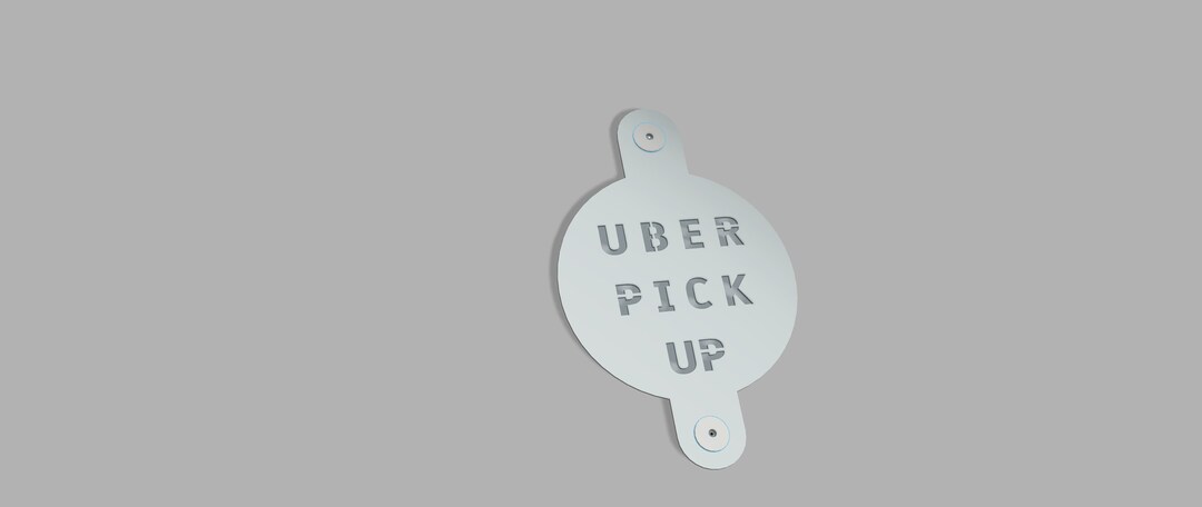 Uber Window Badge Cling SVG DXF File - Etsy
