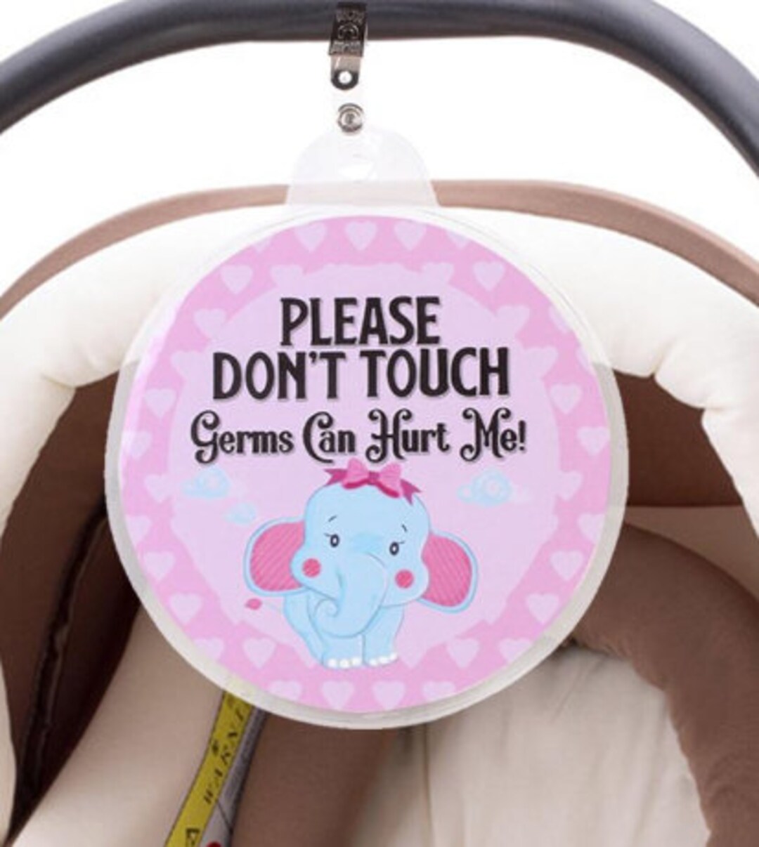 Car Seat Sign Baby Safety Sign No Touching Tag Newborn Baby Preemie ...