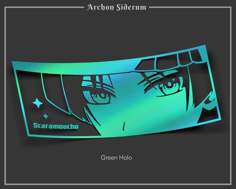 Scaramouche Wanderer Decal Genshin Impact 8 Slap - Etsy