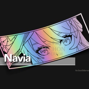 Navia Decal || Genshin Impact 8" Sticker - Etsy Australia
