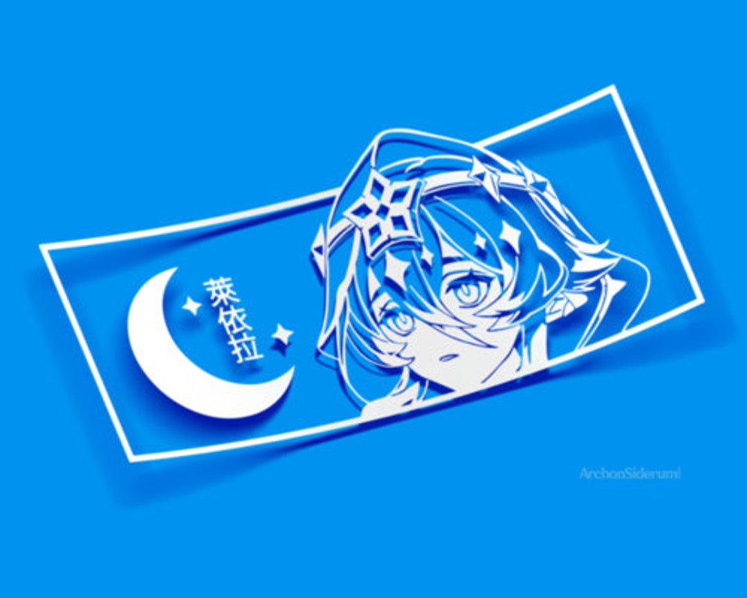 Layla Decal || Genshin Impact 8" Sticker - Etsy