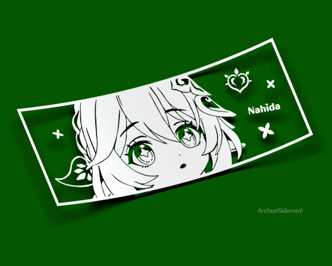 Nahida Decal || Genshin Impact 8" Sticker - Etsy