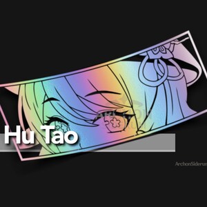 Hu Tao Decal || Genshin Impact 8" Sticker - Etsy