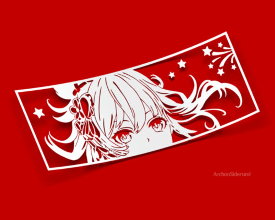 Yoimiya Decal || Genshin Impact 8" Sticker - Etsy