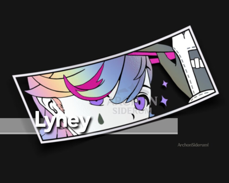 Lyney & Lynette Decal || Genshin Impact 8" Sticker - Etsy