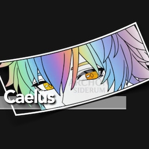 Caelus / Stelle Decal || Honkai Star Rail 8" Sticker - Etsy