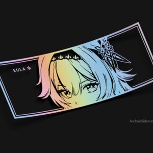 Eula Decal Genshin Impact 8 Sticker - Etsy