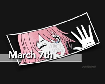 March 7th Honkai Star Rail Vinyl Decal Sticker for Car, Laptop, PC and ...