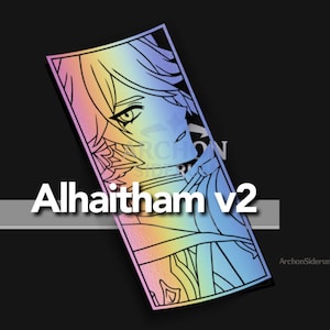 Alhaitham Decal || Genshin Impact 8" Sticker - Etsy