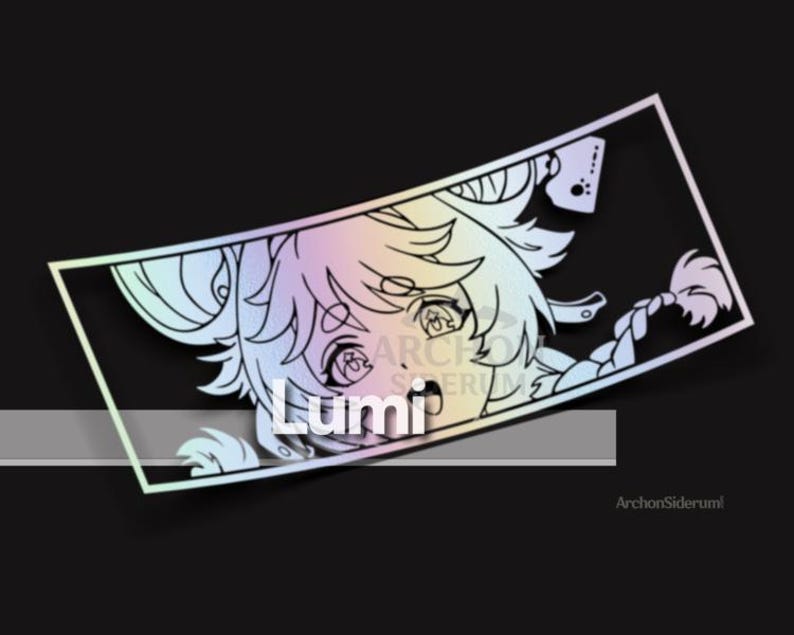 Lumi Decal || Wuwa 8" Sticker - Etsy