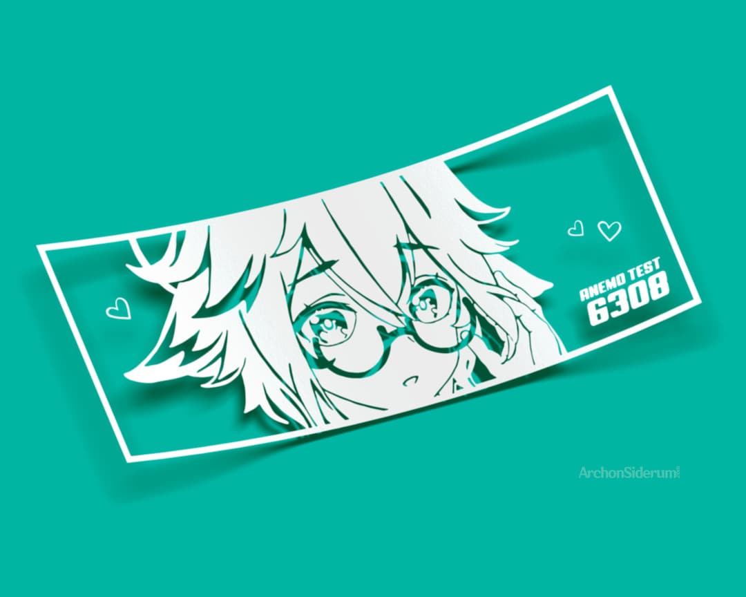 Sucrose Decal || Genshin Impact 8" Sticker - Etsy