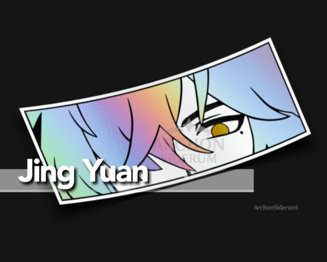 Jing Yuan Decal Honkai Star Rail 8 Sticker - Etsy