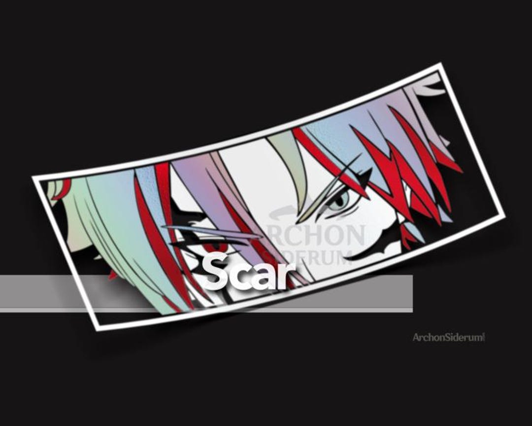 Scar Decal Wuwa 8 Sticker - Etsy
