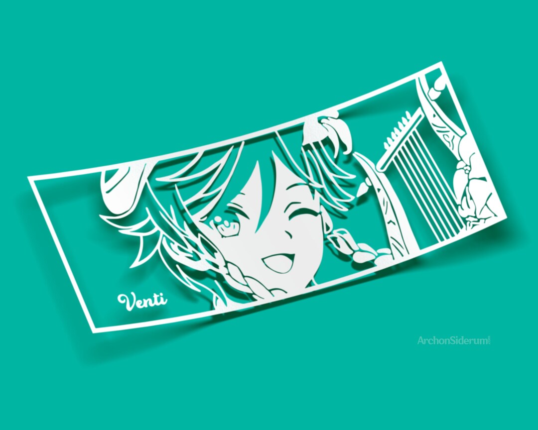 Venti Decal Genshin Impact 8 Sticker - Etsy Australia
