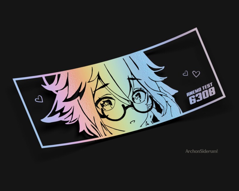Sucrose Decal || Genshin Impact 8" Sticker - Etsy