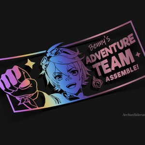 Bennett Decal Genshin Impact 8 Sticker - Etsy