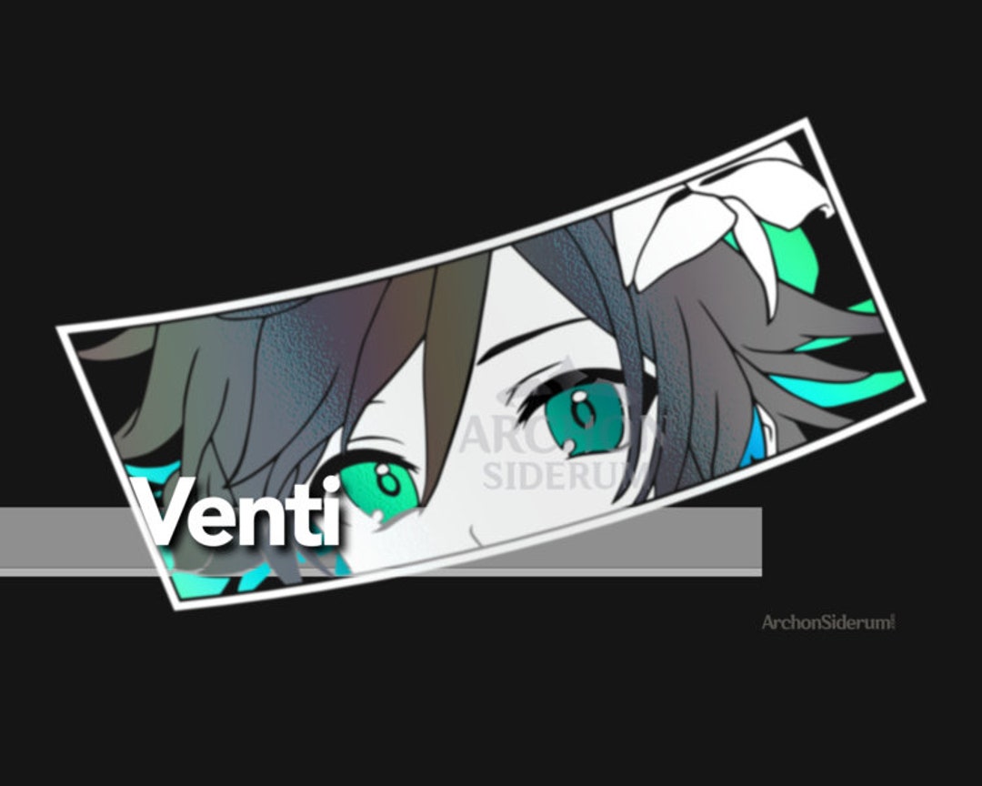 Venti Decal || Genshin Impact 8" Sticker - Etsy