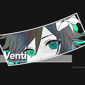 Venti Decal || Genshin Impact 8" Sticker - Etsy