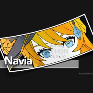 Navia Decal || Genshin Impact 8" Sticker - Etsy Australia