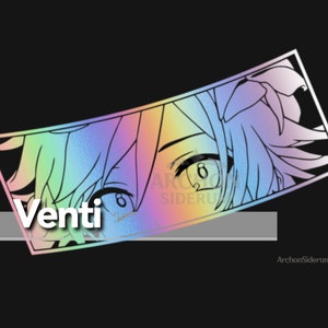 Venti Decal || Genshin Impact 8" Sticker - Etsy