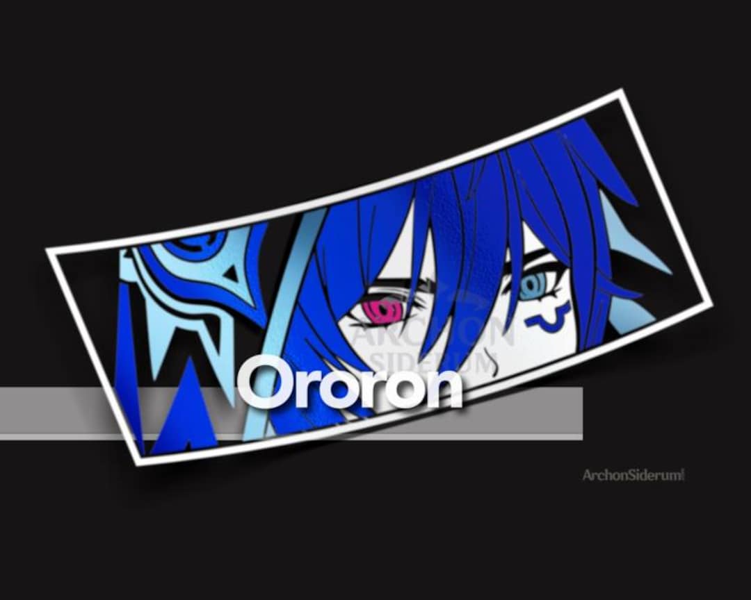 Ororon Decal Genshin Impact 8 Sticker - Etsy