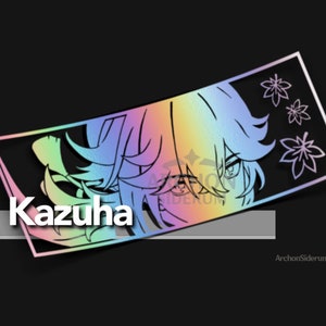 Kaedehara Kazuha Decal || Genshin Impact 8" Sticker - Etsy