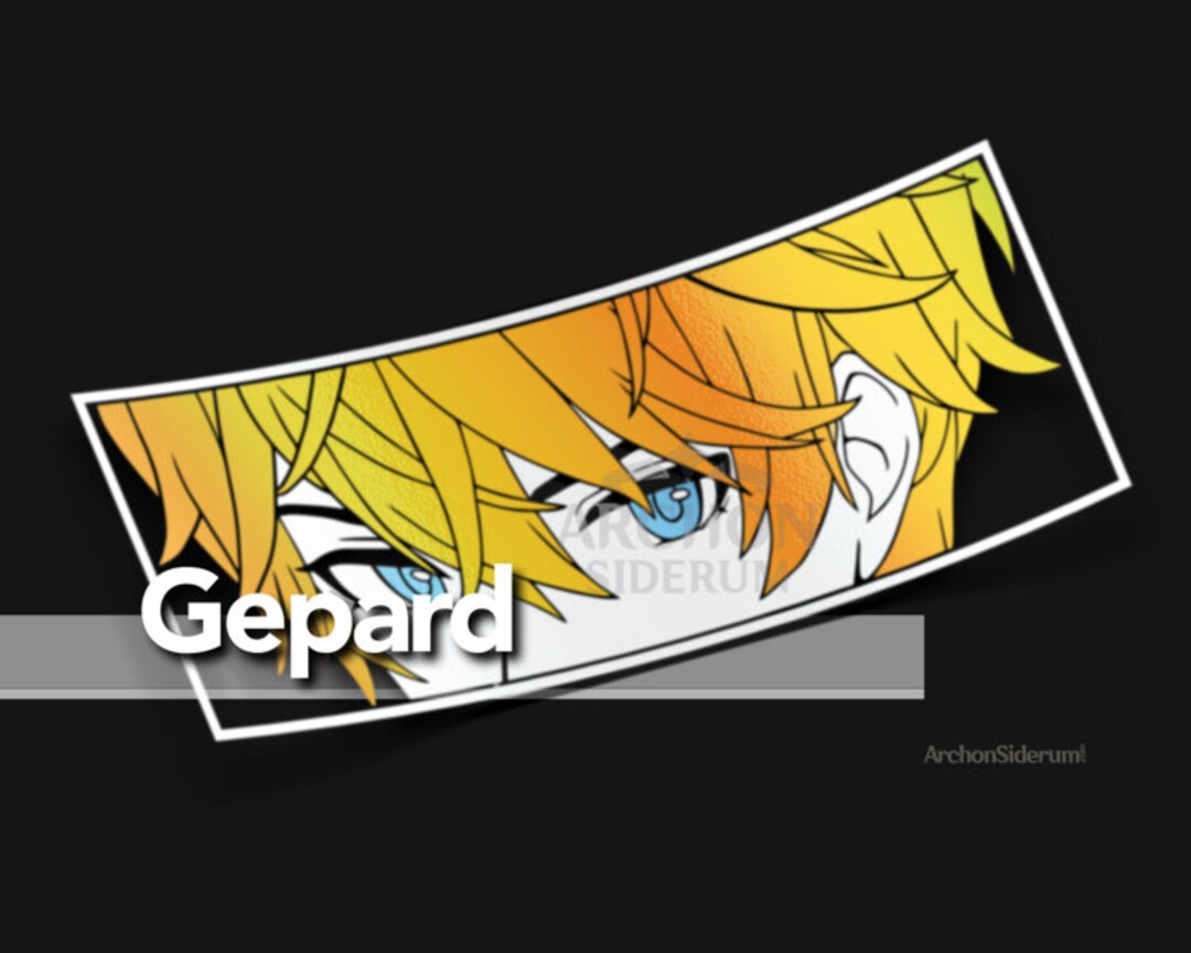 Gepard Decal || Honkai Star Rail 8" Sticker - Etsy