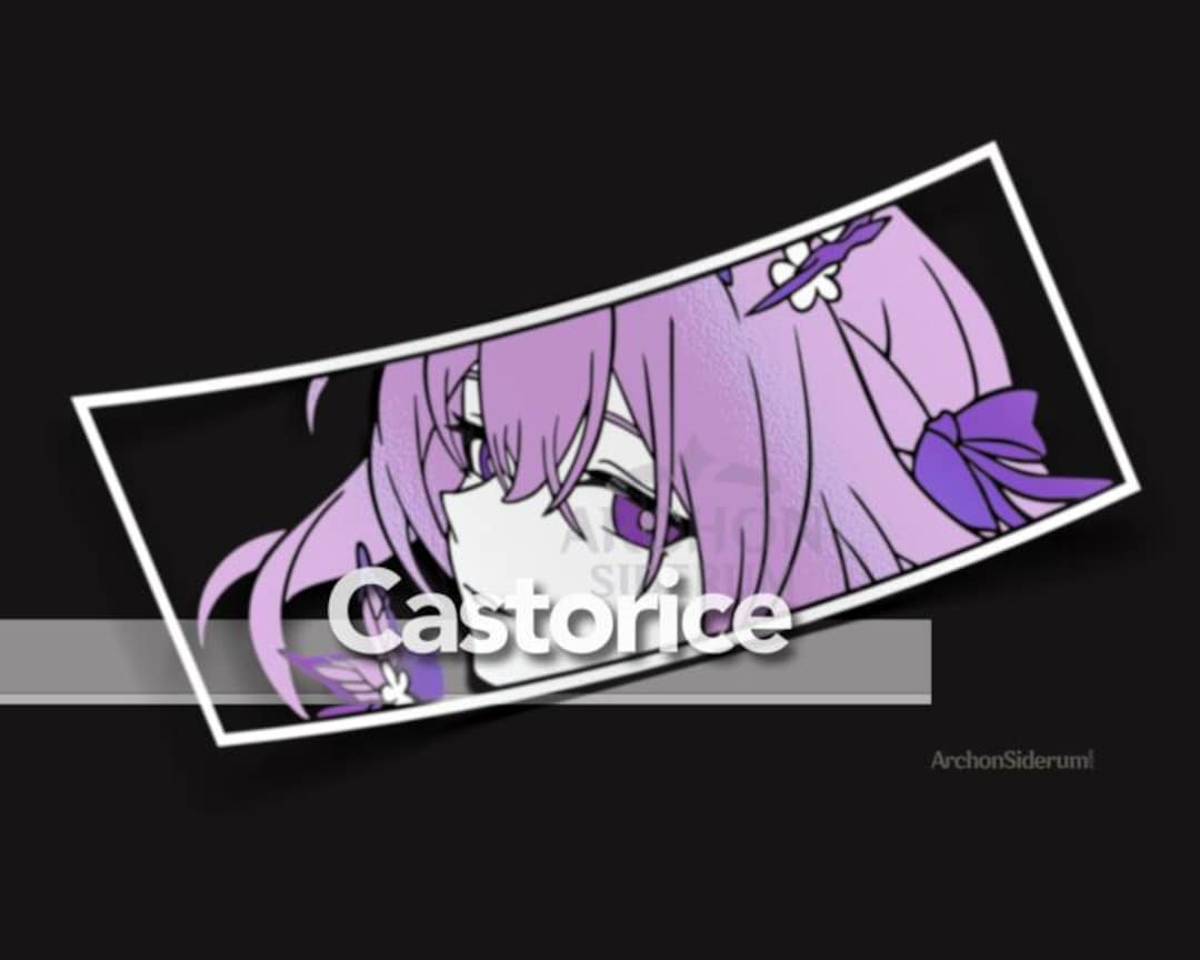 Castorice Decal || Honkai Star Rail 8" Sticker - Etsy