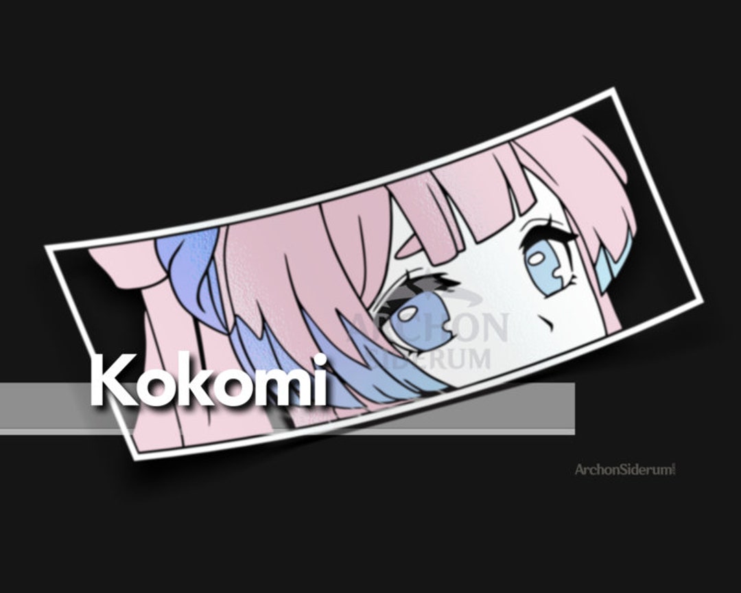 Kokomi Decal || Genshin Impact 8" Sticker - Etsy