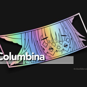 Columbina Decal || Genshin Impact 8" Sticker - Etsy