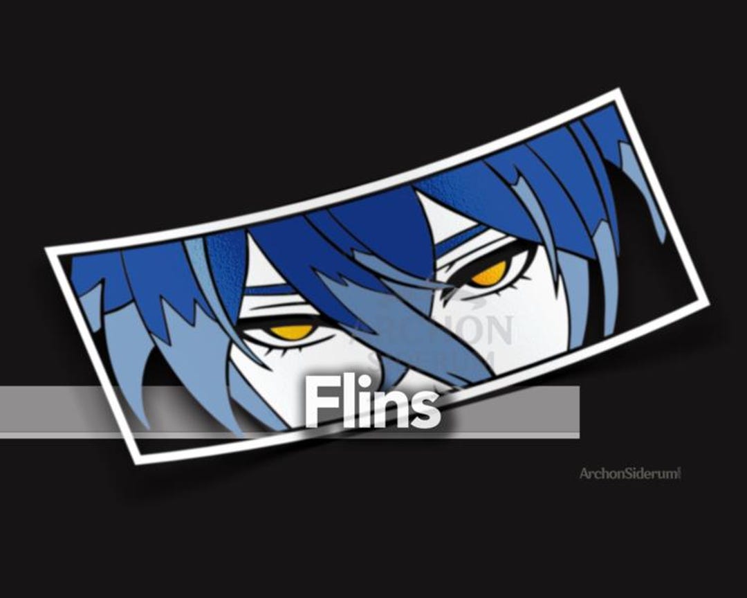 Flins Decal || Genshin Impact 8" Sticker - Etsy
