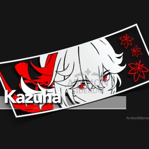 Kaedehara Kazuha Decal || Genshin Impact 8" Sticker - Etsy