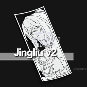 Jingliu Decal || Honkai Star Rail 8" Sticker - Etsy
