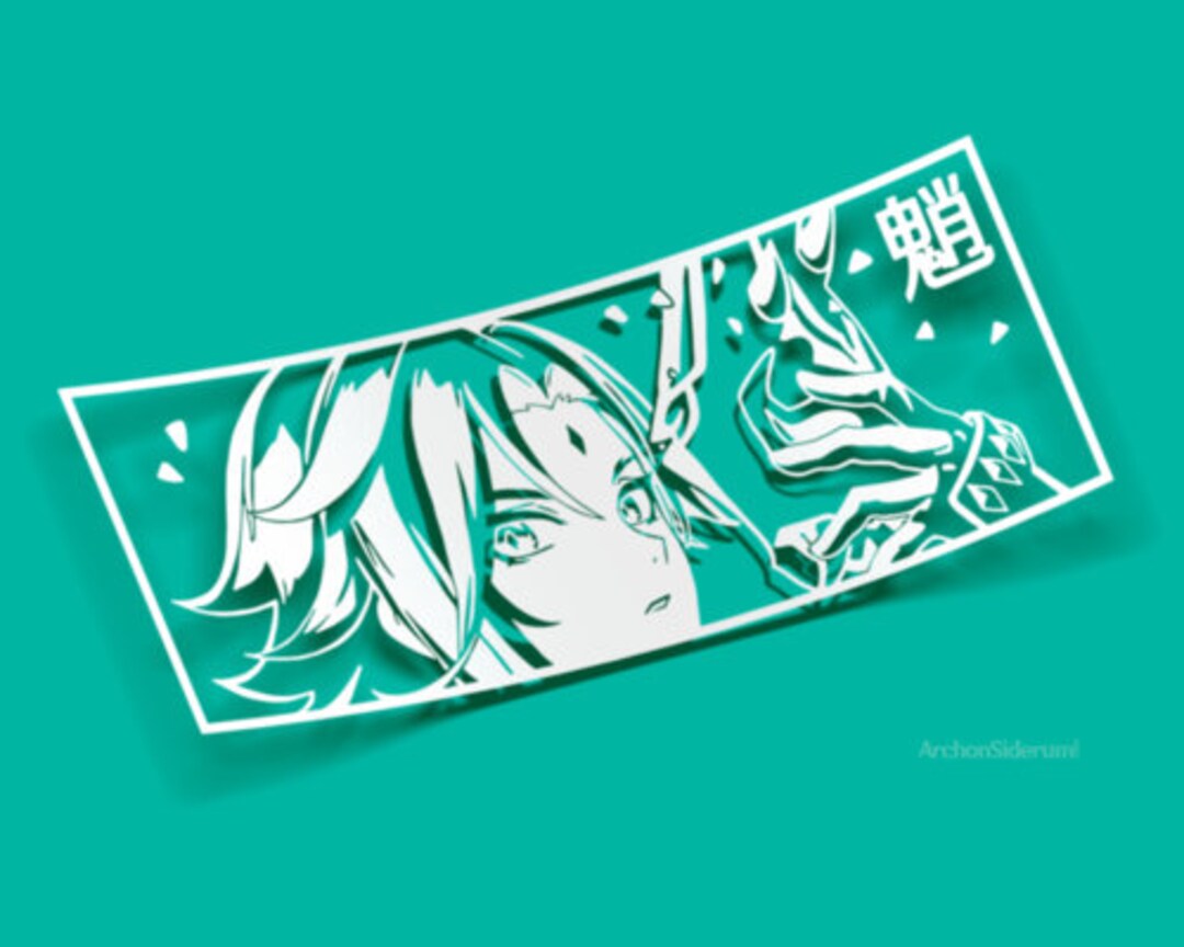 Xiao Decal Genshin Impact 8 Sticker - Etsy
