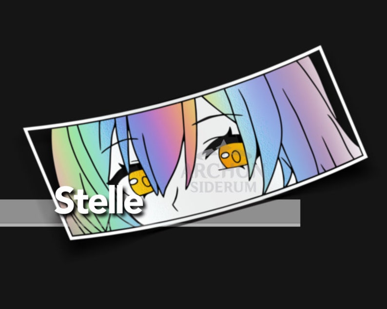 Caelus / Stelle Decal || Honkai Star Rail 8" Sticker - Etsy