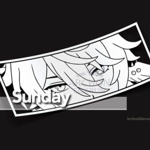 Sunday Decal || Honkai Star Rail 8" Sticker - Etsy
