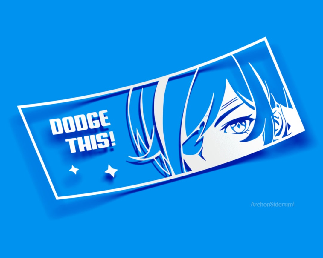 Kaeya Decal || Genshin Impact 8" Sticker - Etsy