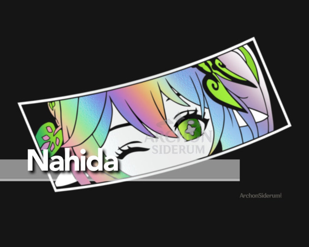 Nahida Decal || Genshin Impact 8" Sticker - Etsy