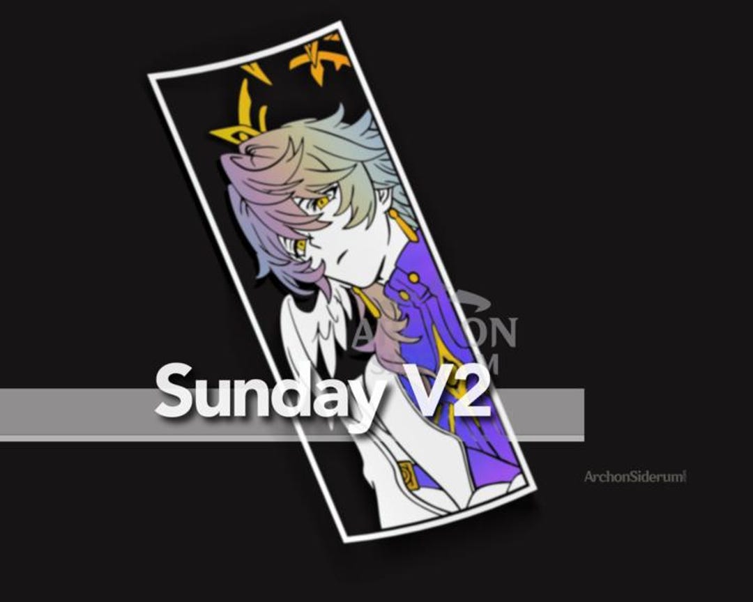 Sunday Decal || Honkai Star Rail 8" Sticker - Etsy
