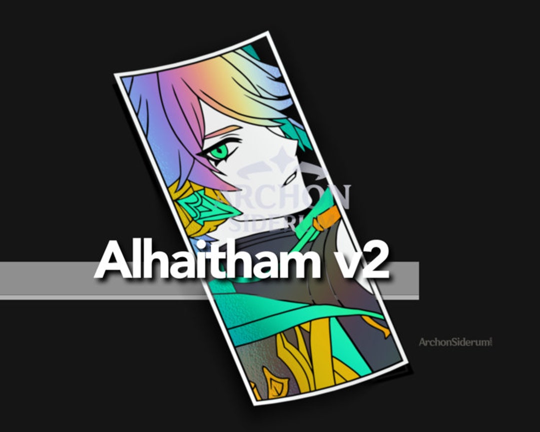 Alhaitham Decal || Genshin Impact 8" Sticker - Etsy