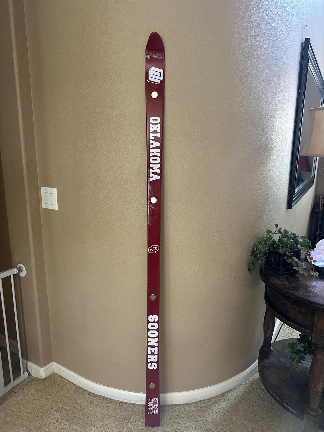 Zuzu’s Shot Ski - Oklahoma Sooner Themed - Etsy