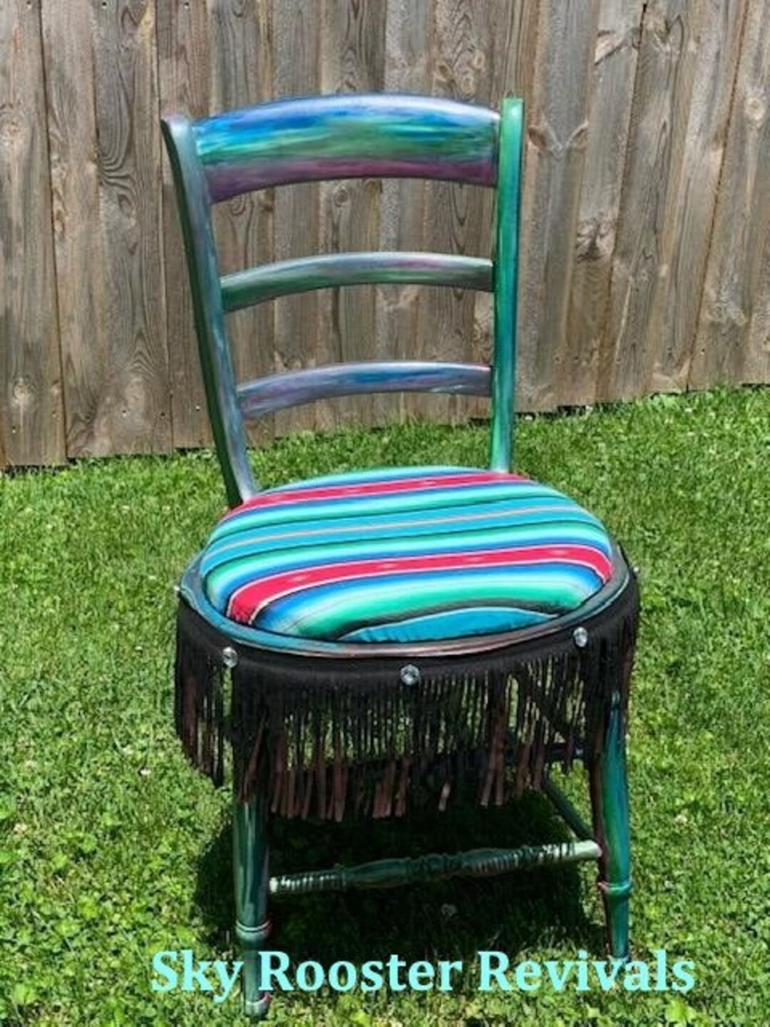 Serape Fringe Chair - Etsy