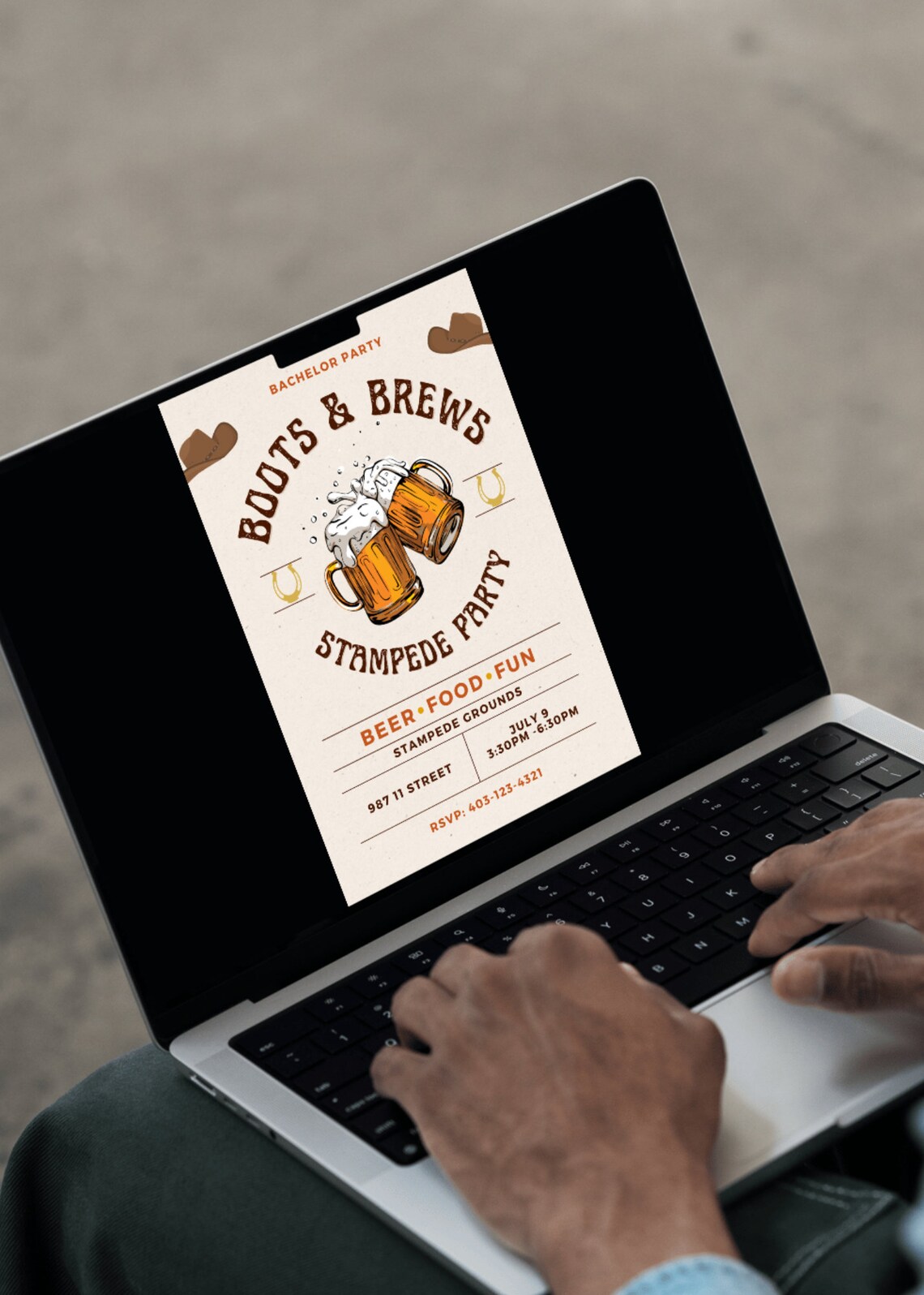 Boots and Beers Invitation, Western Bachelor Invite, Cowboy Bachelor ...