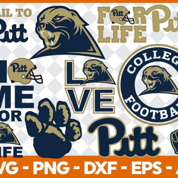 Pitt Panthers Logo Svg - Etsy