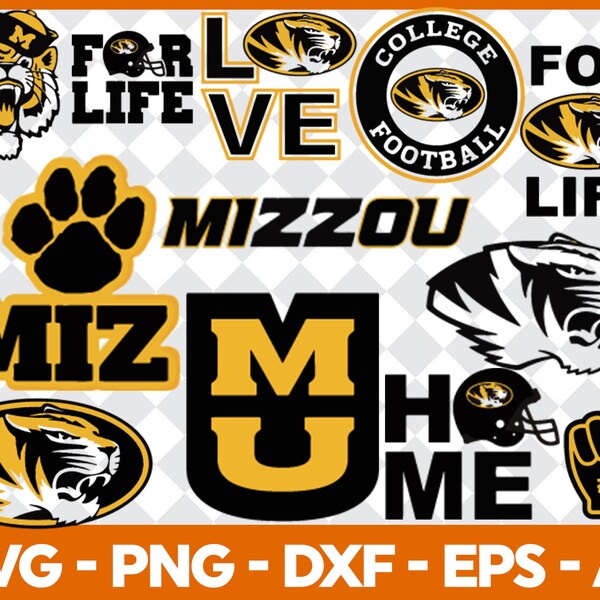 Mizzou Tigers Logo - Etsy
