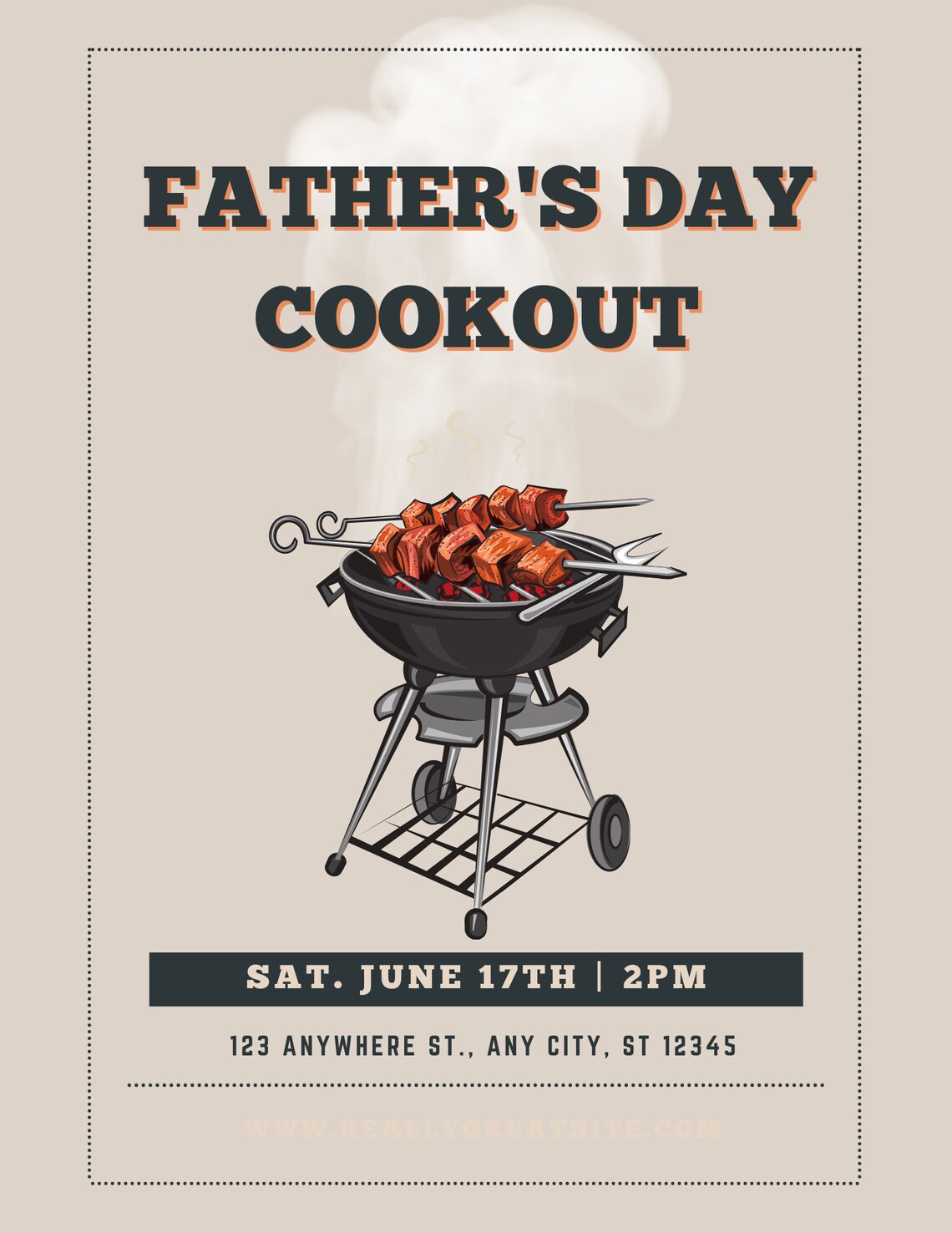 Father's Day Invite, Digital Invitation, Instant Download, Father's Day ...