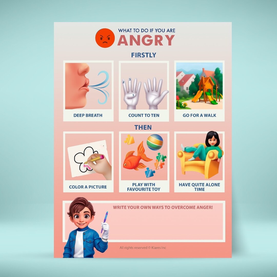 Emotions Posters, Feeling Poster, Emotion Charts, Scared Poster for ...