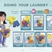How to Do Laundry/visual Aid/coping Skills/special Needs/visual Chart ...